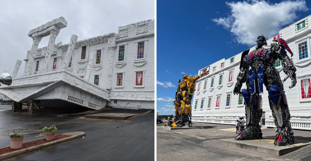 This Upside-Down White House In Wisconsin Is One Of The Strangest ...