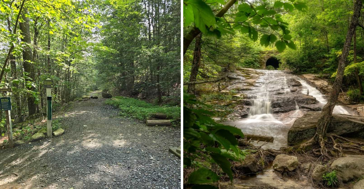 This Easy Massachusetts Hike Takes You To Three Cascading Waterfalls ...
